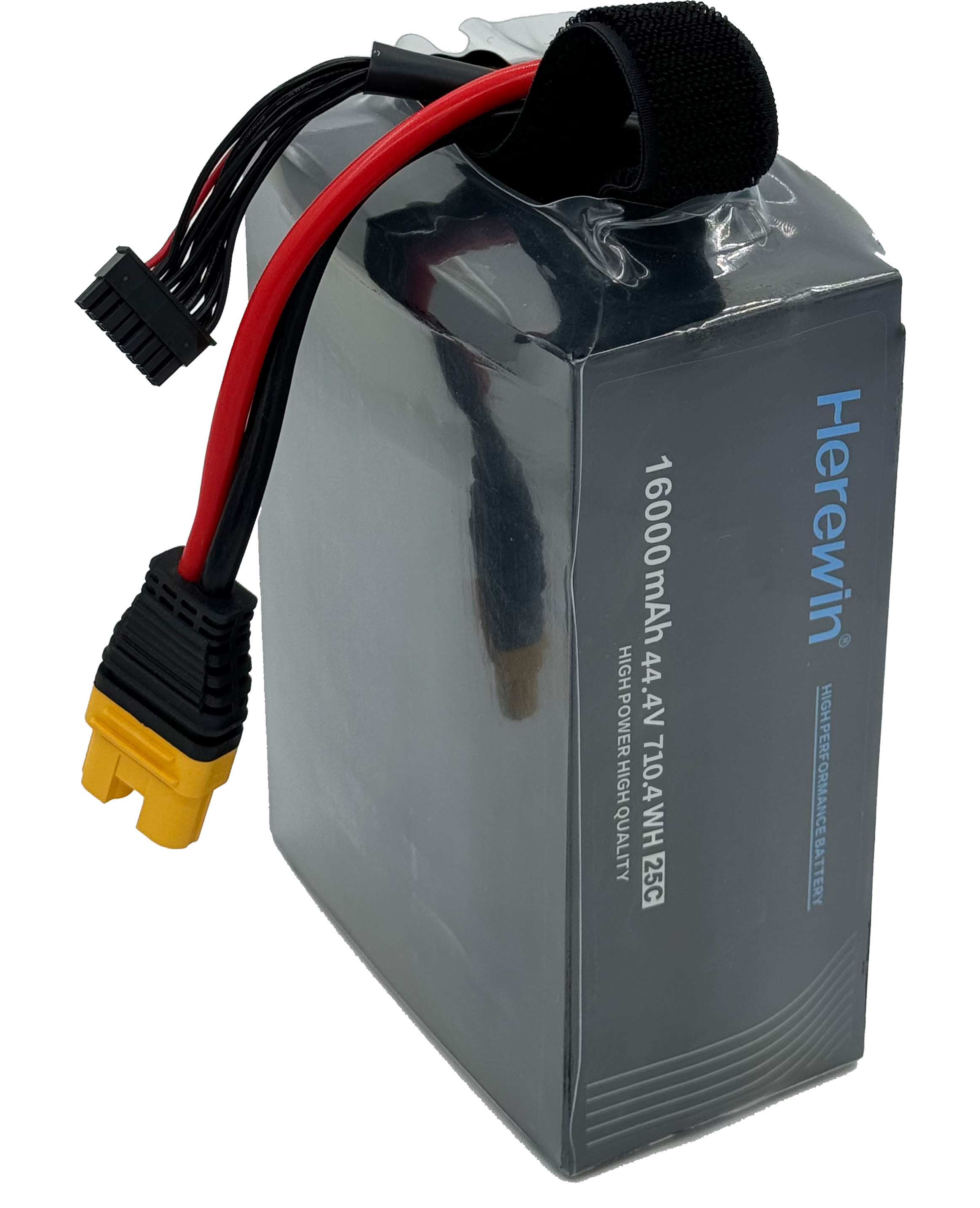 25C Pouch Cell LiPo Soft Pack Drone Battery Herewin 12S 44.4V 16Ah