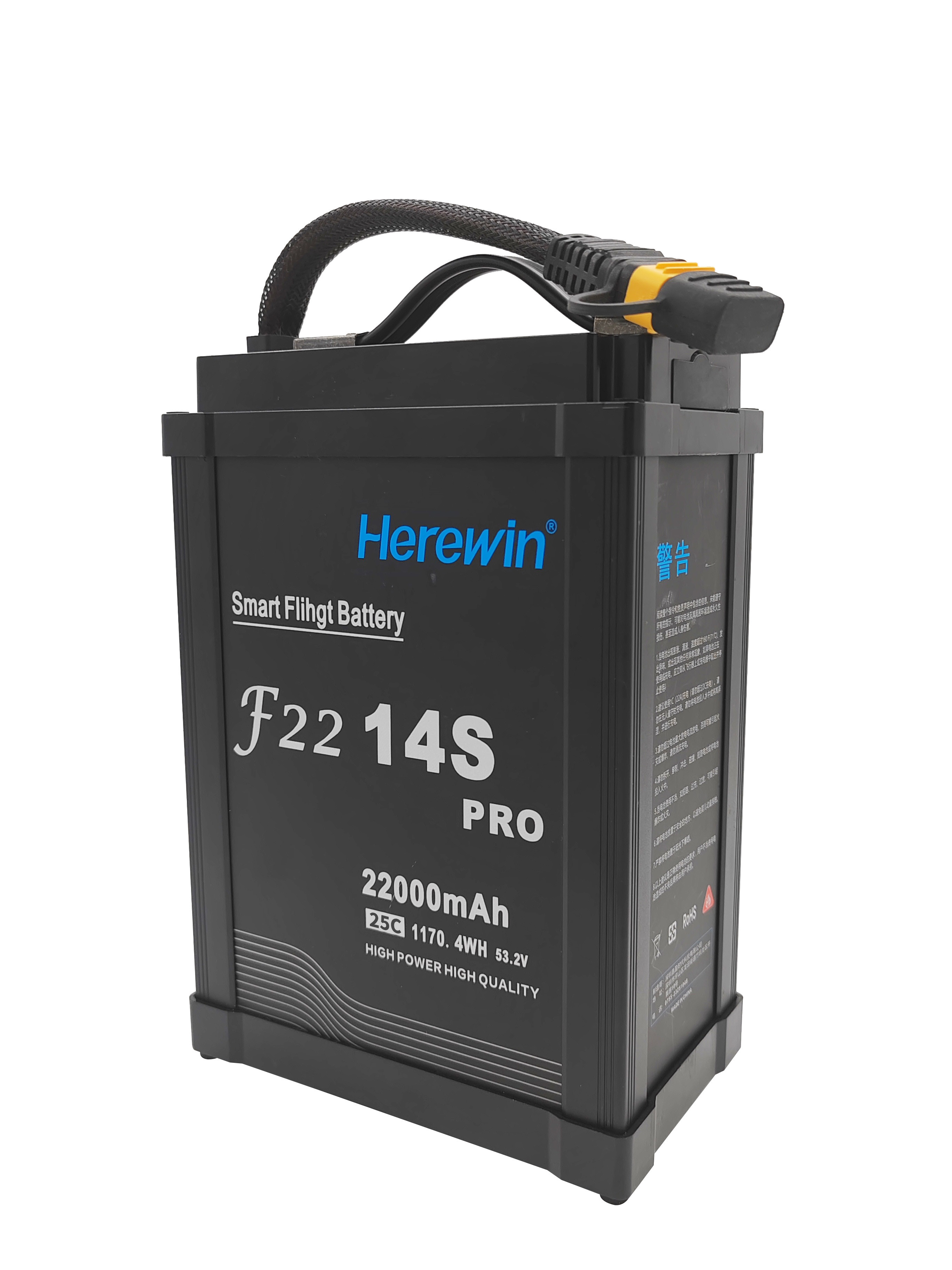 22000mah 14S 53.2 V 25C Agriculture Drone Uav Lipo Batteries For Uav ...
