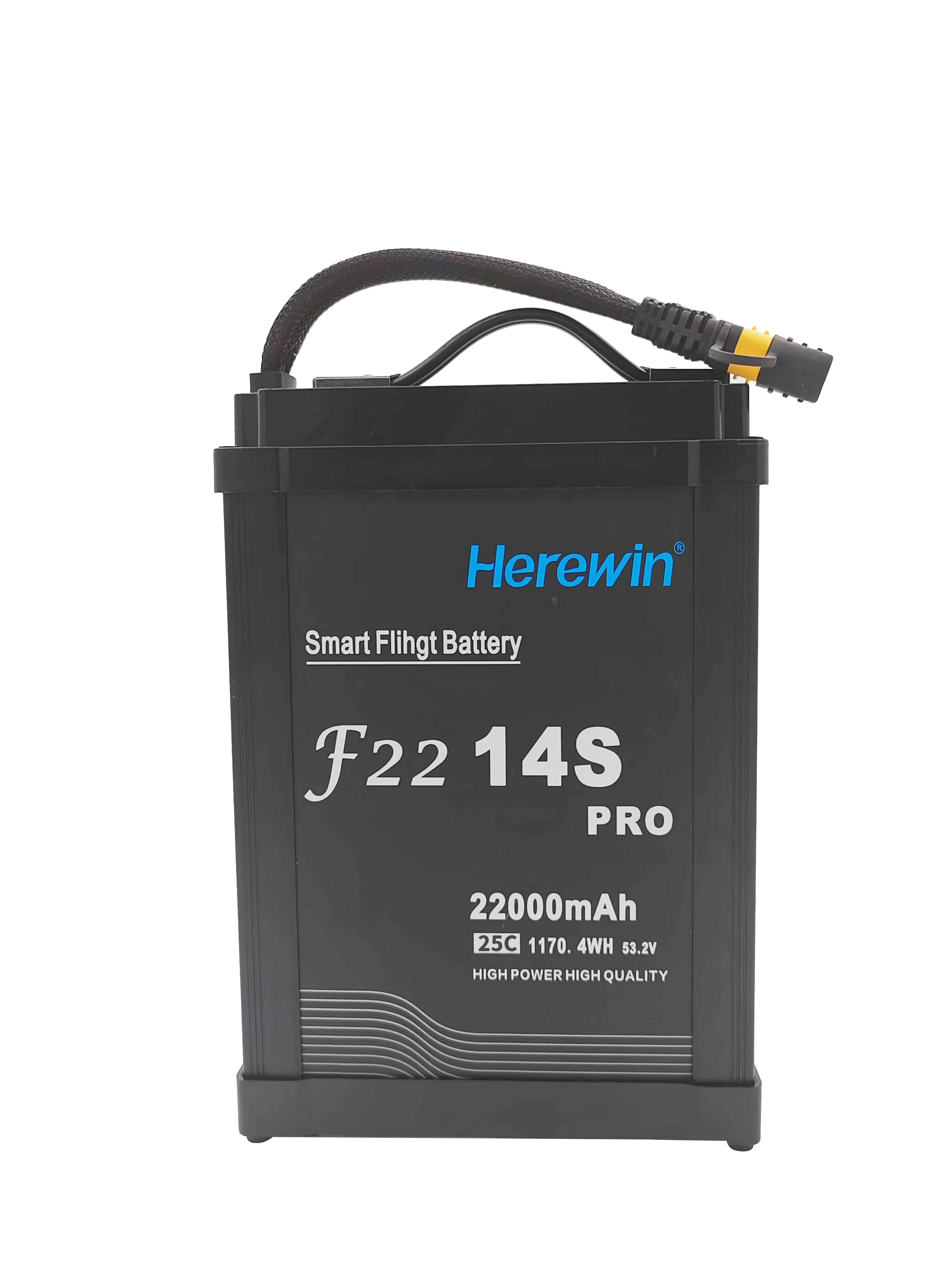 Herewin 14S Pro 22000mah Lipo Battery 53.2V Smart Flight Battery 25C