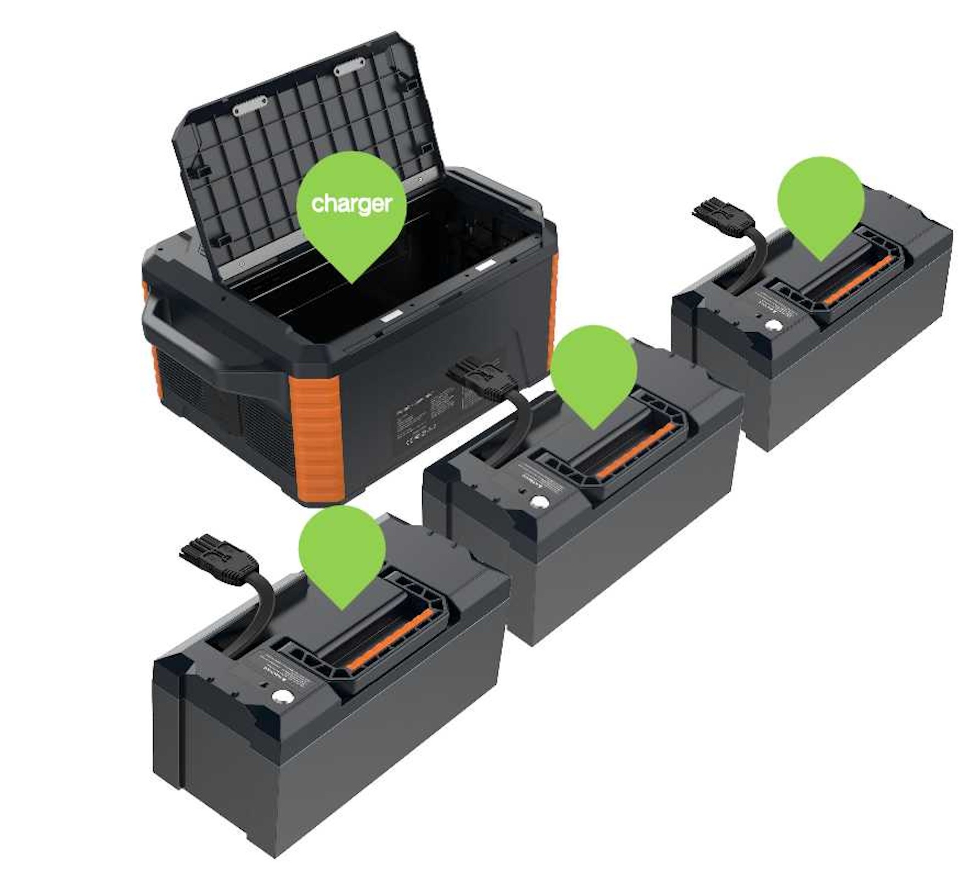 2264Wh Portable Power Station Outdoor Herewin MP2000 Automotive Grade ...